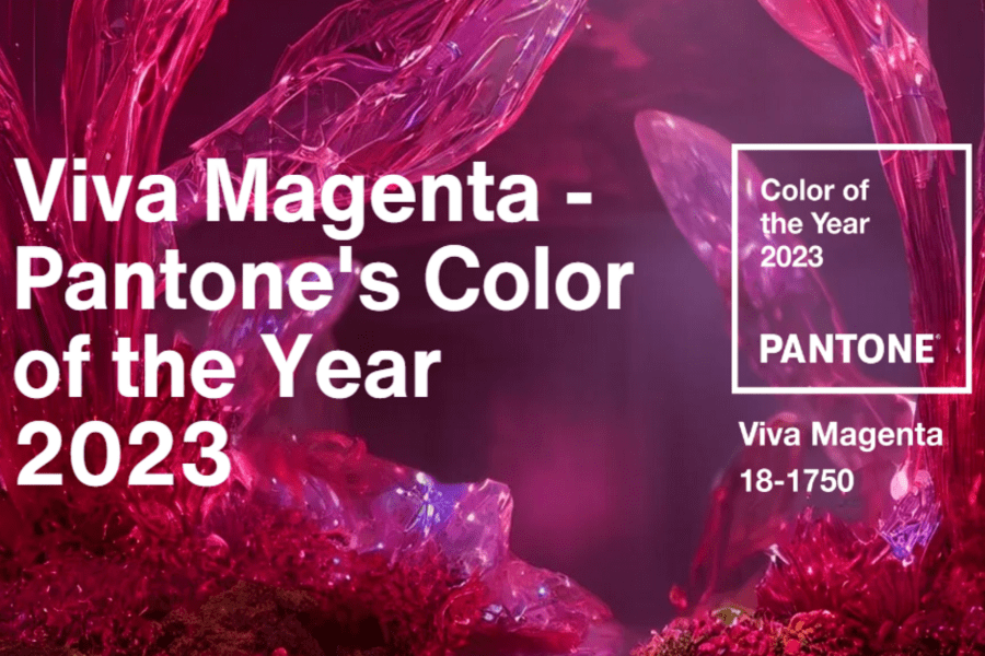 パントン カラー オブ ザ イヤー 2023: ビバ マゼンタ PANTONE 18-1750 - FeaSeo